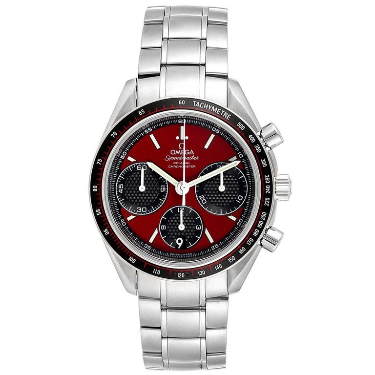 Omega Speedmaster Racing Red Chronograph Men’s Watch 326.30.40.50.11 ...