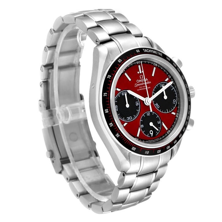 Omega Speedmaster Racing Red Dial Mens Watch 326.30.40.50.11.001 Box ...