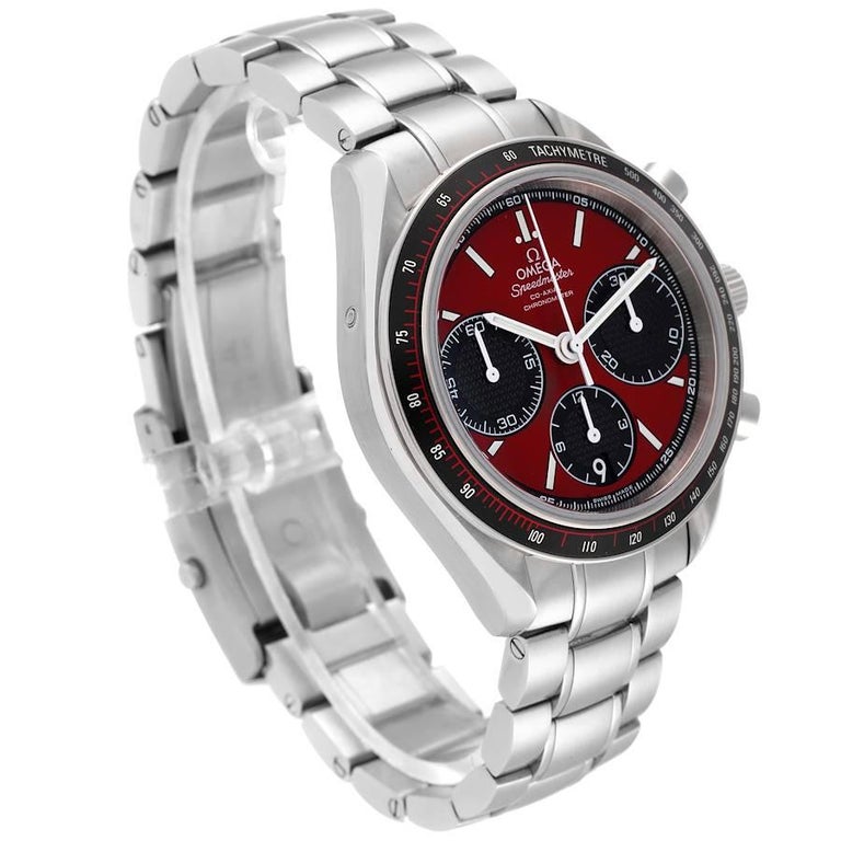 Omega Speedmaster Racing Red Dial Mens Watch 326.30.40.50.11.001 Box ...