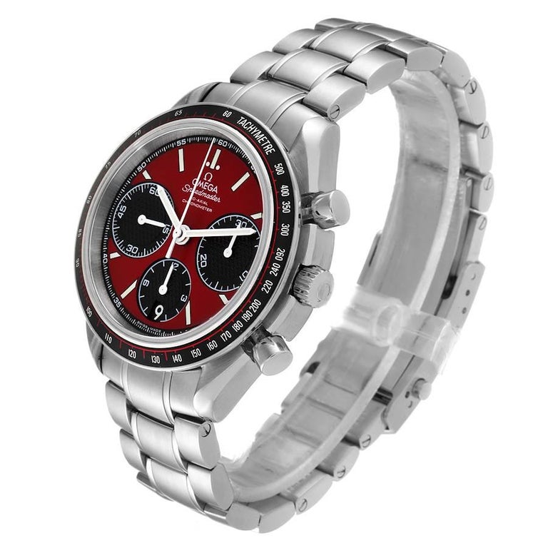 Omega Speedmaster Racing Red Dial Mens Watch 326.30.40.50.11.001 Box ...