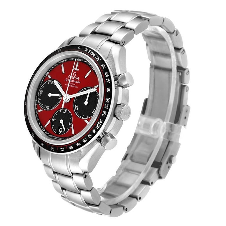 Omega Speedmaster Racing Red Dial Mens Watch 326.30.40.50.11.001 Box ...