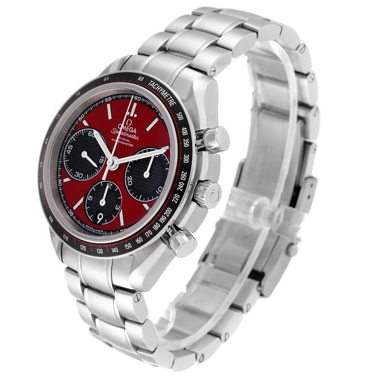 Omega Speedmaster Racing Red Dial Mens Watch 326.30.40.50.11.001 Box ...