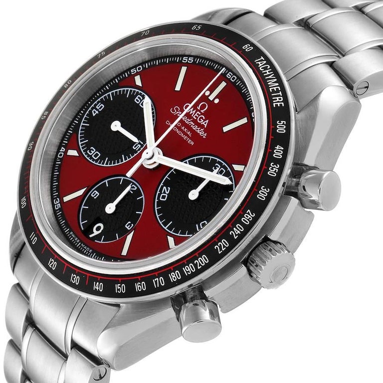 Omega Speedmaster Racing Red Dial Mens Watch 326.30.40.50.11.001 Box ...