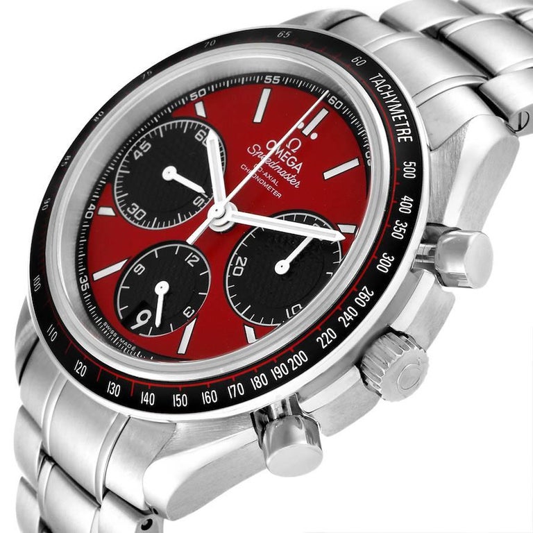 Omega Speedmaster Racing Red Dial Mens Watch 326.30.40.50.11.001 Box ...