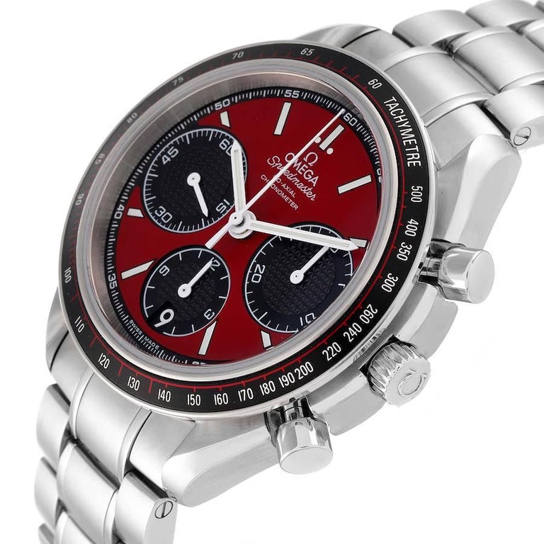 Omega Speedmaster Racing Red Dial Mens Watch 326.30.40.50.11.001 Box ...