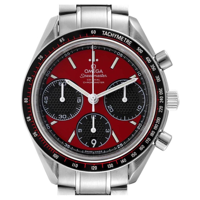 Omega Speedmaster Racing Red Dial Mens Watch 326.30.40.50.11.001 Box ...