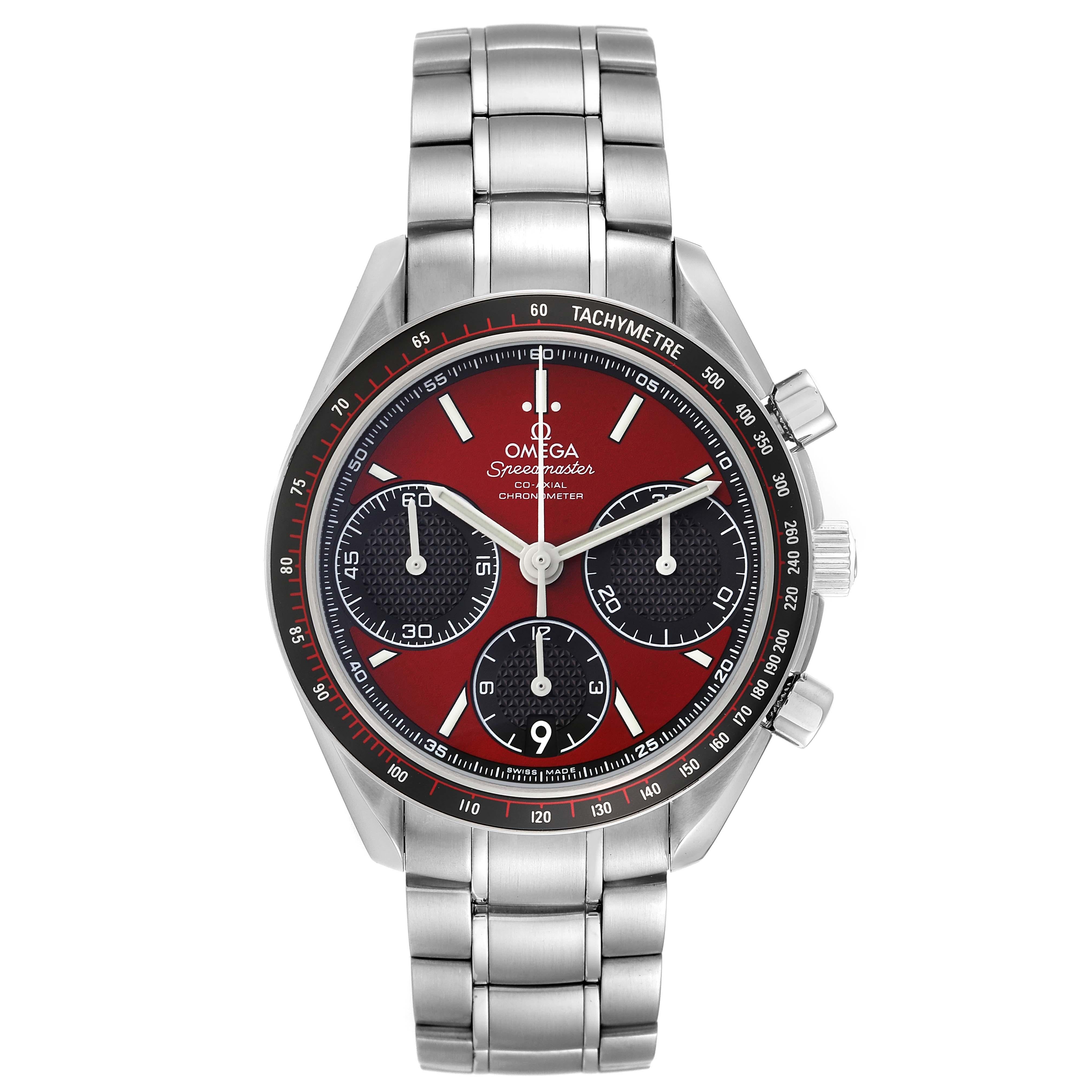 Omega Speedmaster Racing Red Dial Mens Watch 326.30.40.50.11.001 For ...