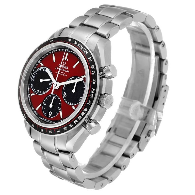 Omega Speedmaster Racing Red Dial Mens Watch 326.30.40.50.11.001 For ...