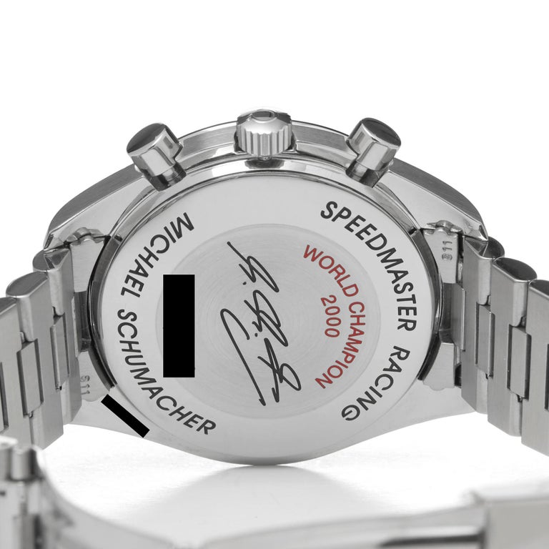Omega Speedmaster Racing Schumacher Chronograph Stainless Steel 35185 ...