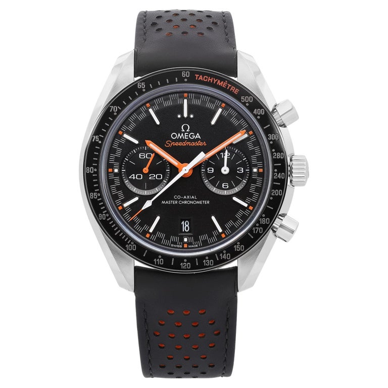 Omega Speedmaster Racing Steel Black Dial Automatic Watch 329.32.44.51 ...