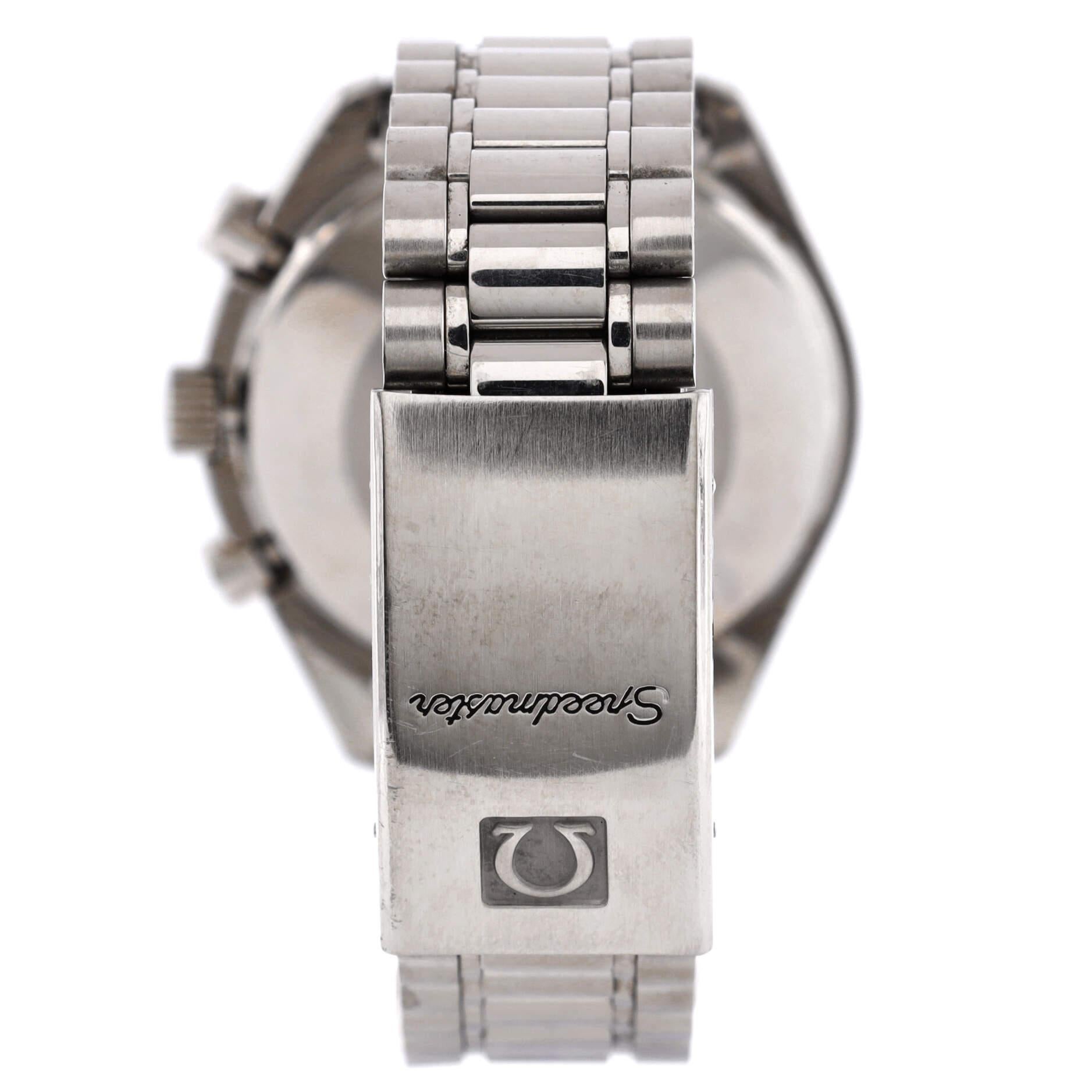 Omega Speedmaster Reduced Chronograph Automatic Watch Stainless Steel ...