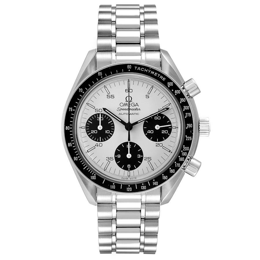Omega Speedmaster Reduced Marui LE Silver Dial Mens Watch 3510.21.00 ...