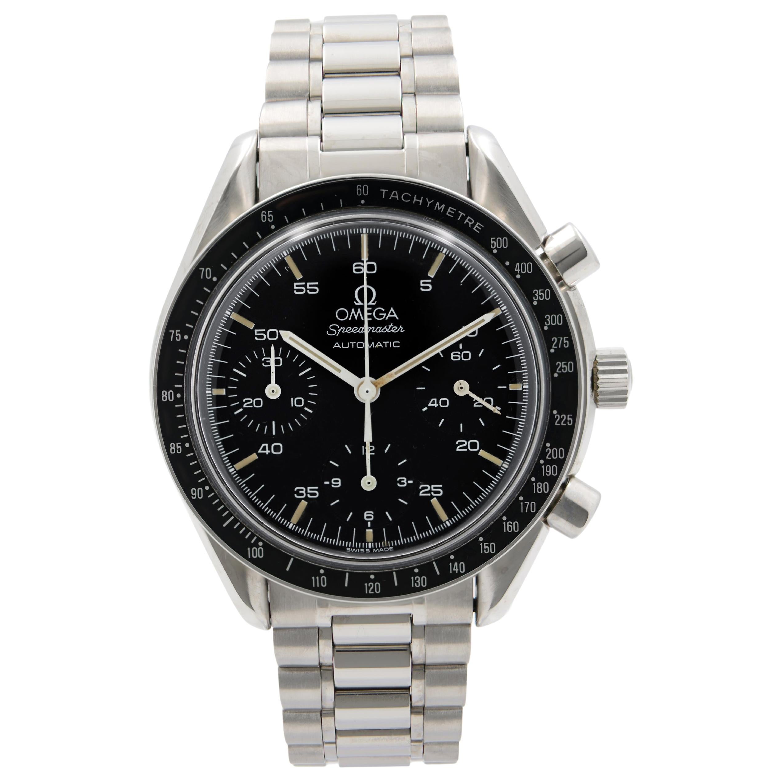 Omega Speedmaster Reduced Black Dial Automatic Men’s Watch 3510.50.00 ...