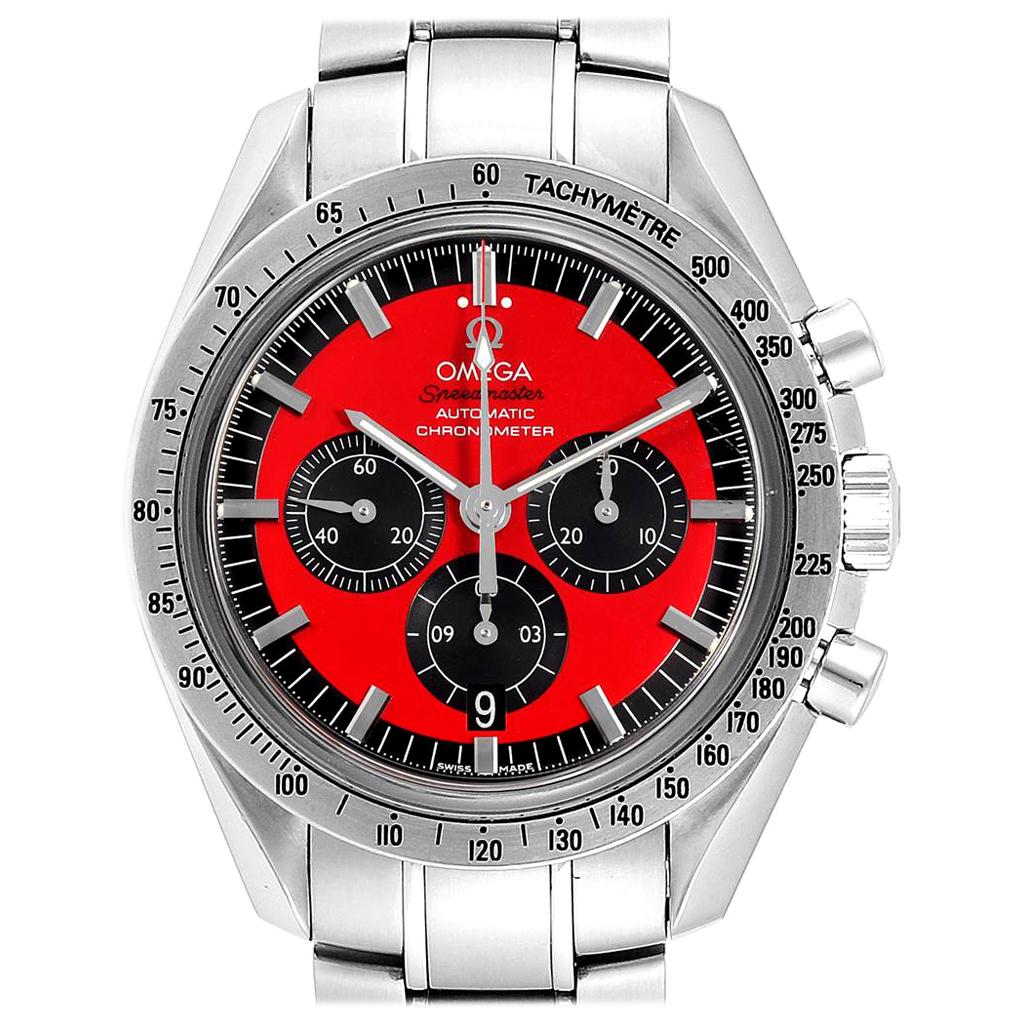 Omega Speedmaster Schumacher Legend Red Limited Edition Watch 3506 61 ...