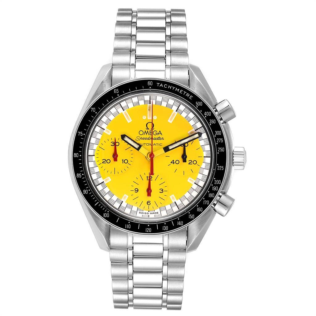 Omega Speedmaster Schumacher Yellow Dial Automatic Men’s Watch 3510.80. ...