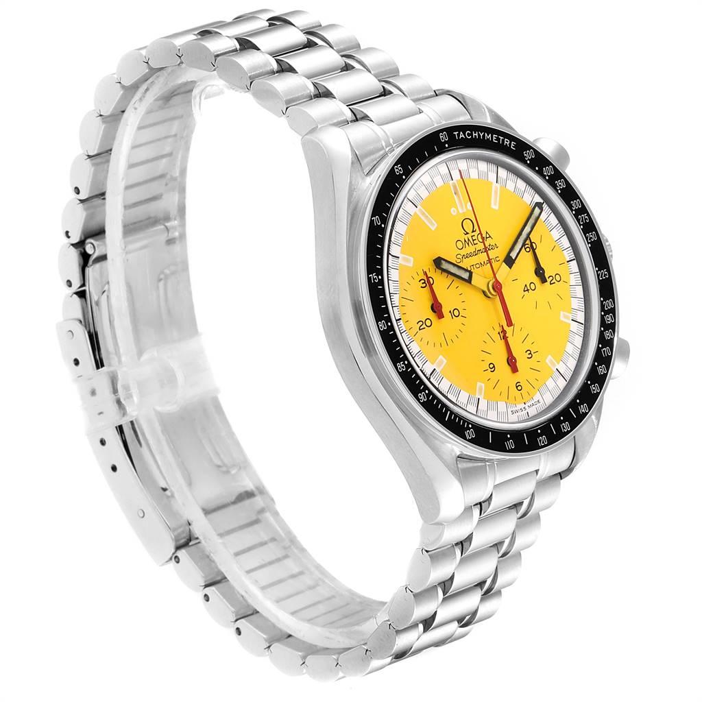 Omega Speedmaster Schumacher Yellow Dial Automatic Men’s Watch 3510.80. ...