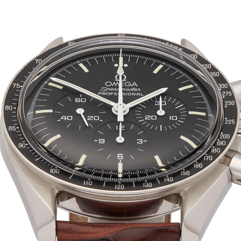Omega Speedmaster Stainless Steel 145.022 Gents Wristwatch For Sale at ...