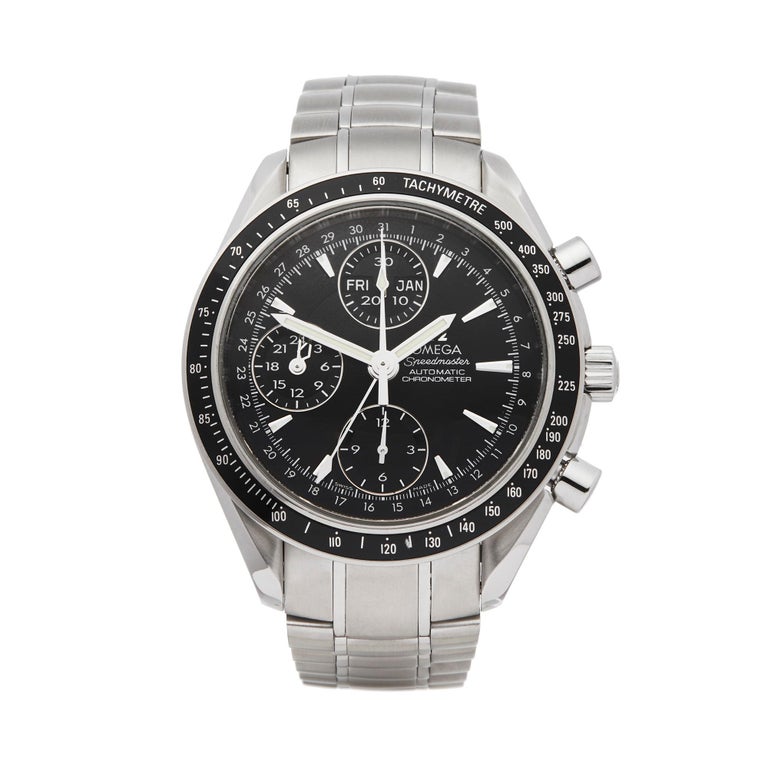 Omega Speedmaster Stainless Steel 32205000 at 1stDibs