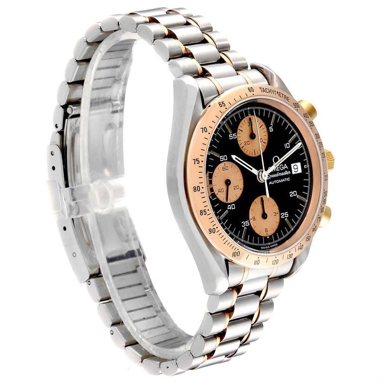 Omega Speedmaster Steel Rose Gold Automatic Watch 3716.50.00 For Sale ...