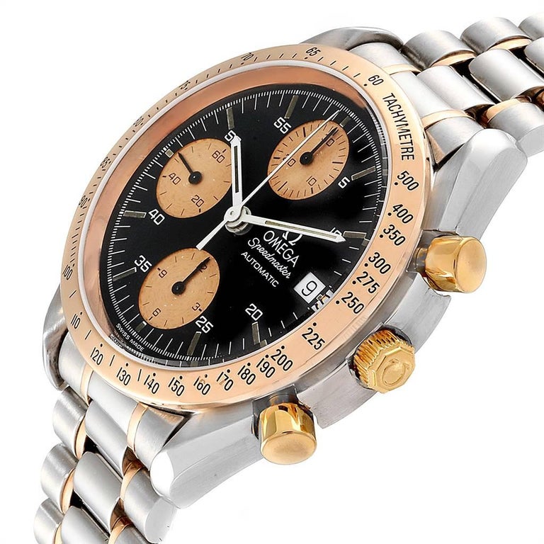 Omega Speedmaster Steel Rose Gold Automatic Watch 3716.50.00 For Sale ...