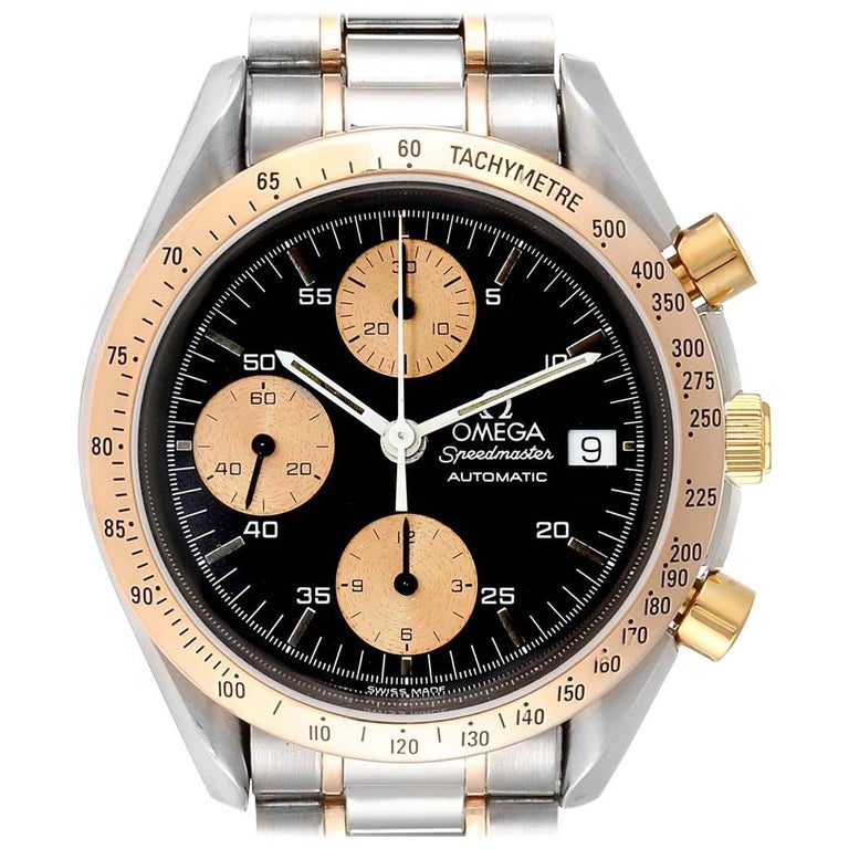 Omega Speedmaster Steel Rose Gold Automatic Watch 3716.50.00 For Sale ...