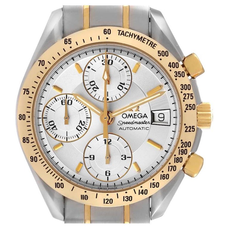 Omega Speedmaster Steel Yellow Gold Automatic Mens Watch 3313.30.00 For ...