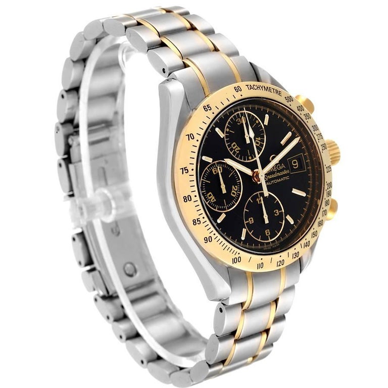 Omega Speedmaster Steel Yellow Gold Automatic Mens Watch 3313.50.00 For ...