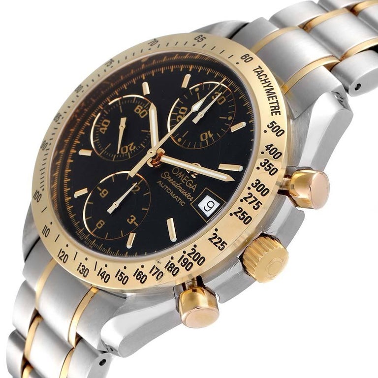Omega Speedmaster Steel Yellow Gold Automatic Mens Watch 3313.50.00 For ...