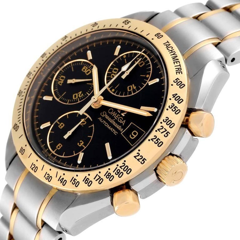 Omega Speedmaster Steel Yellow Gold Automatic Mens Watch 3313.50.00 For ...