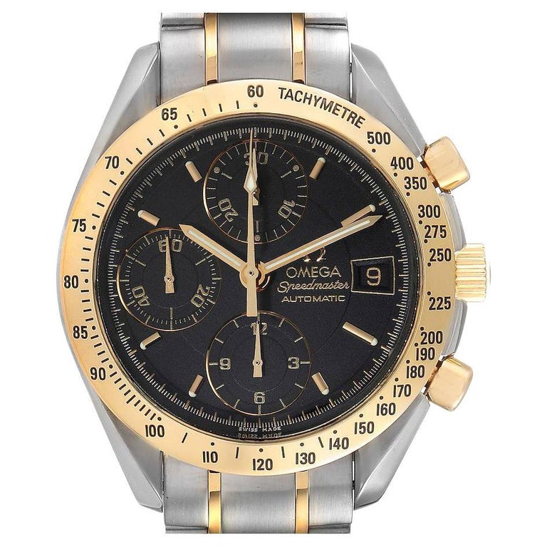 Omega Speedmaster Steel Yellow Gold Automatic Mens Watch 3313.50.00 at ...