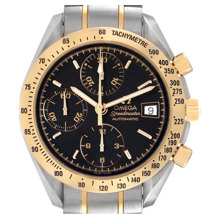 Omega Speedmaster Steel Yellow Gold Automatic Mens Watch 3313.50.00 For ...