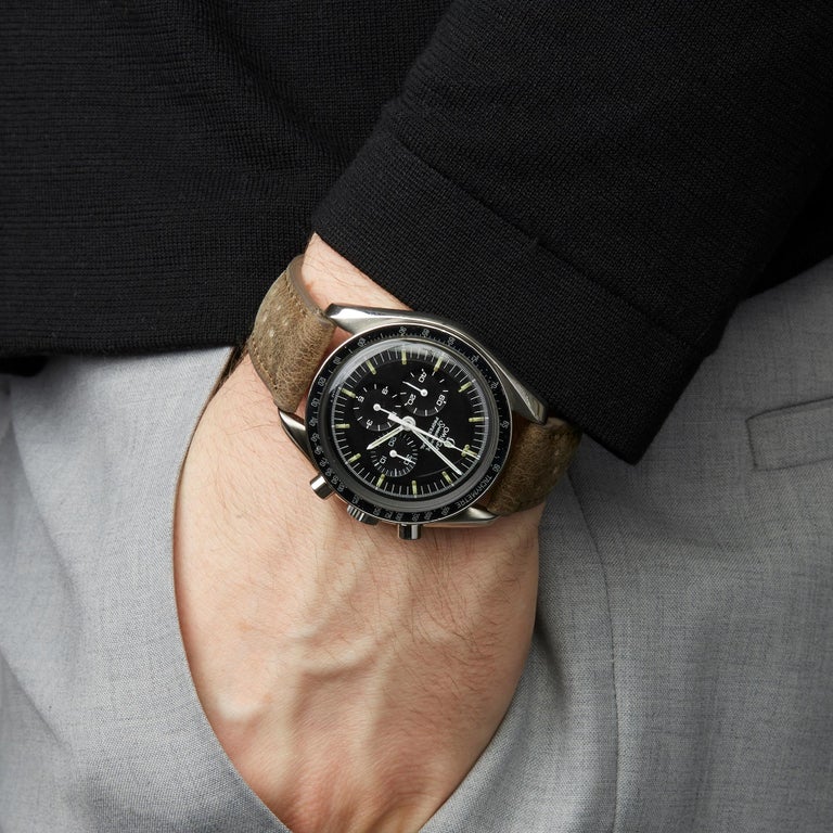 Omega Speedmaster Straight Writing Stainless Steel 145022 69 ST ...