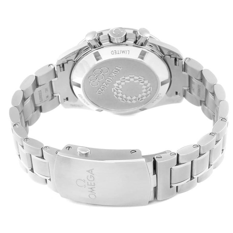 Omega Speedmaster Tokyo 2020 Olympics LE Watch 522.30.42.30.04.001 Box ...