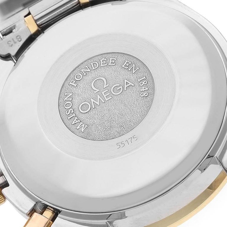 Omega Speedmaster Tripple Date Steel Yellow Gold Mens Watch 3321.30.00 ...