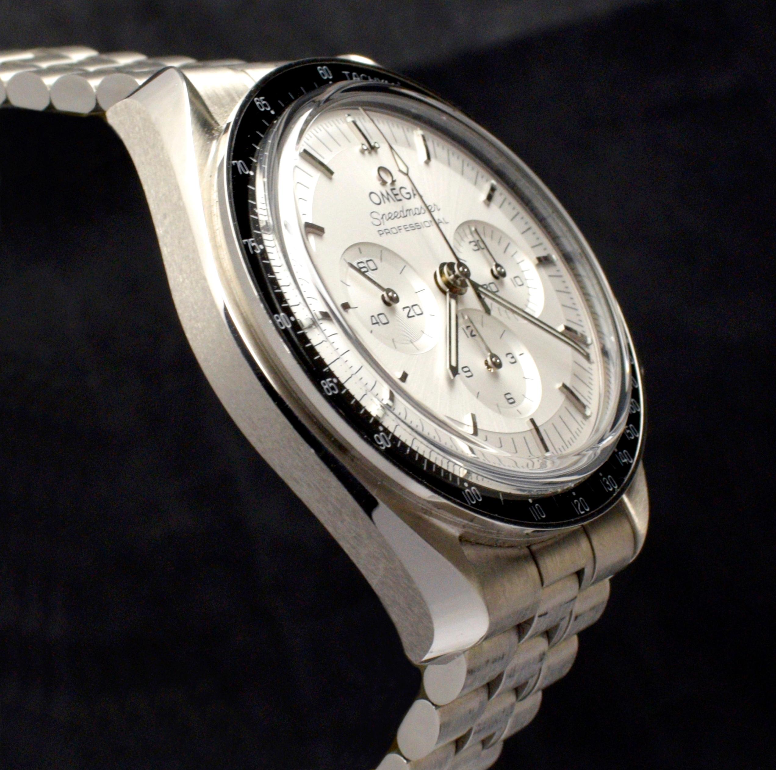 Omega Speedmaster White Gold Moonwatch Professional Co-Axial Watch Full ...