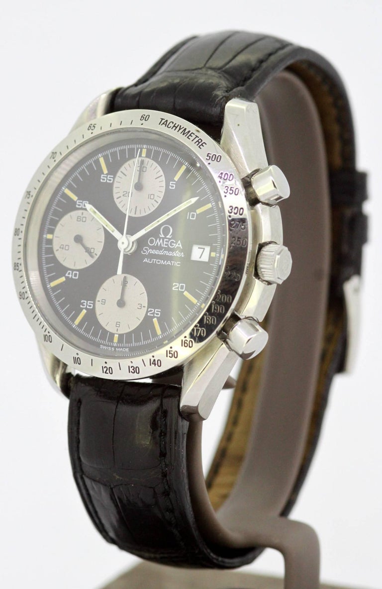 Omega Speedmaster, Automatic Chronograph Men's Wristwatch at 1stDibs