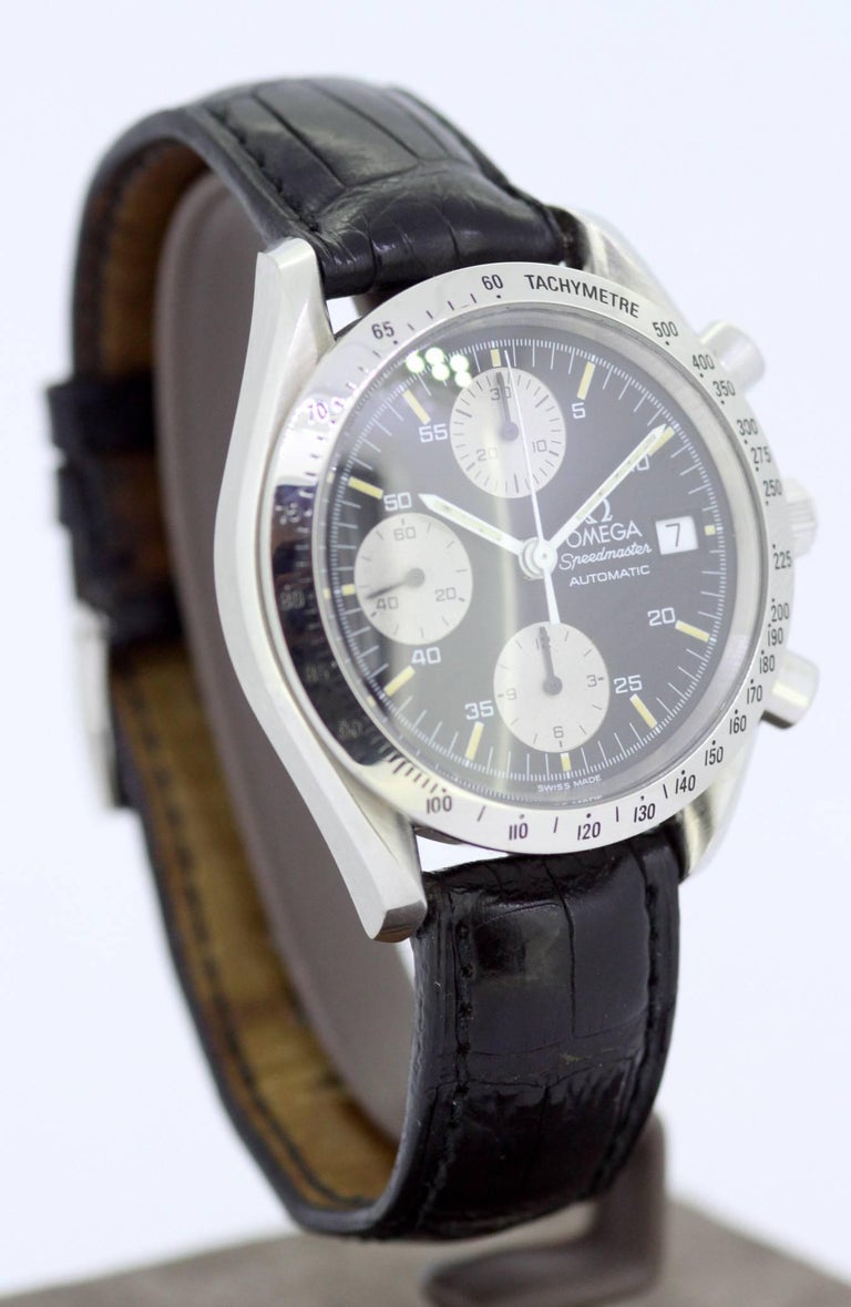 Omega Speedmaster, Automatic Chronograph Men's Wristwatch at 1stDibs