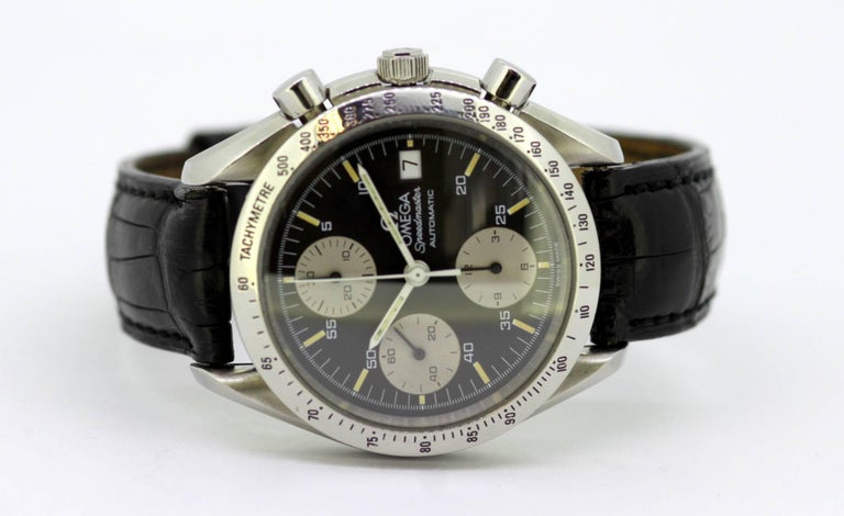 Omega Speedmaster, Automatic Chronograph Men's Wristwatch at 1stDibs