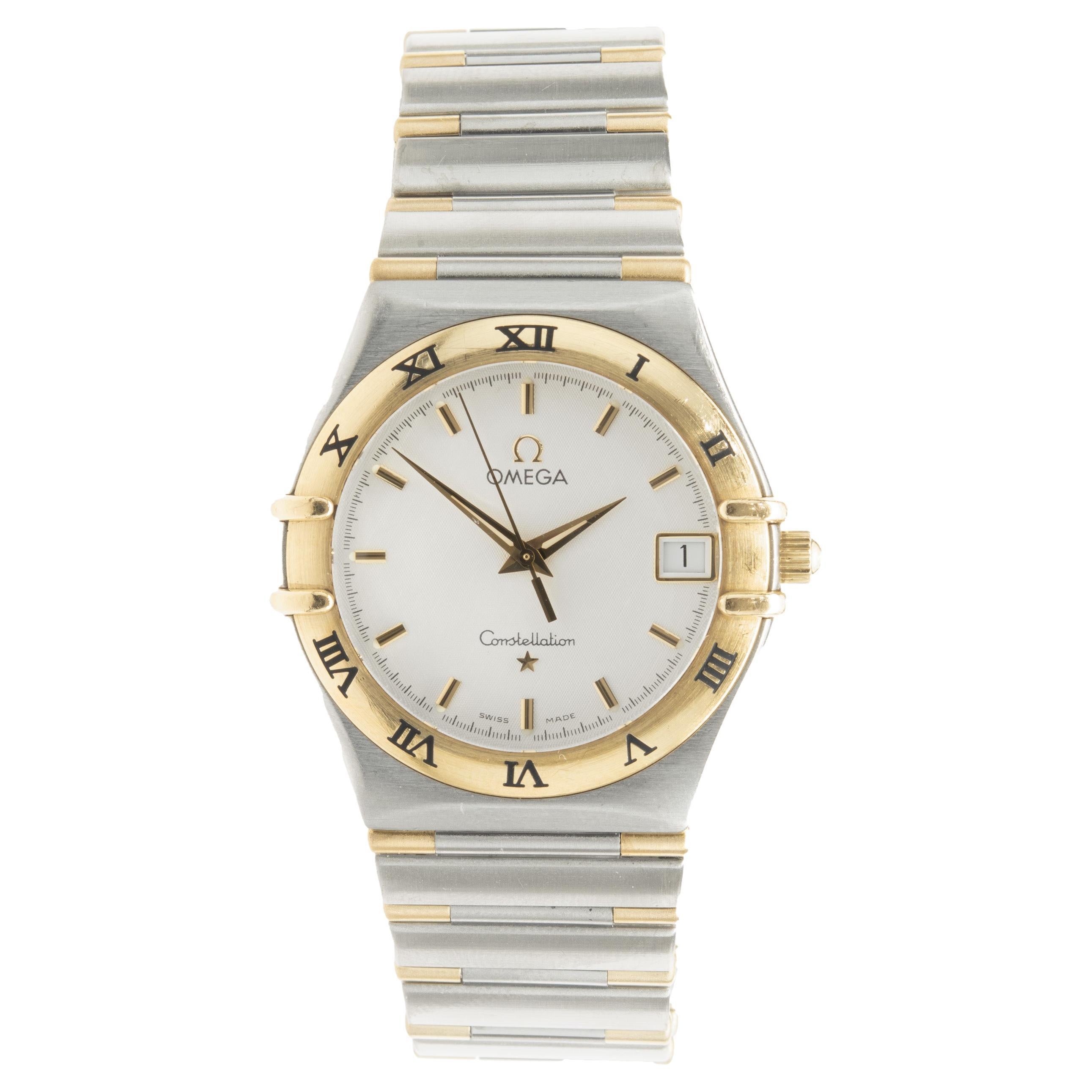 Omega Yellow Gold Constellation Wristwatch with Date circa 1967 at 1stDibs