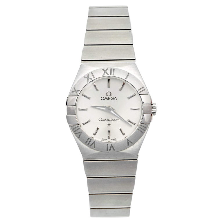 Omega Stainless Steel Constellation Women's Wristwatch 27 mm For Sale ...