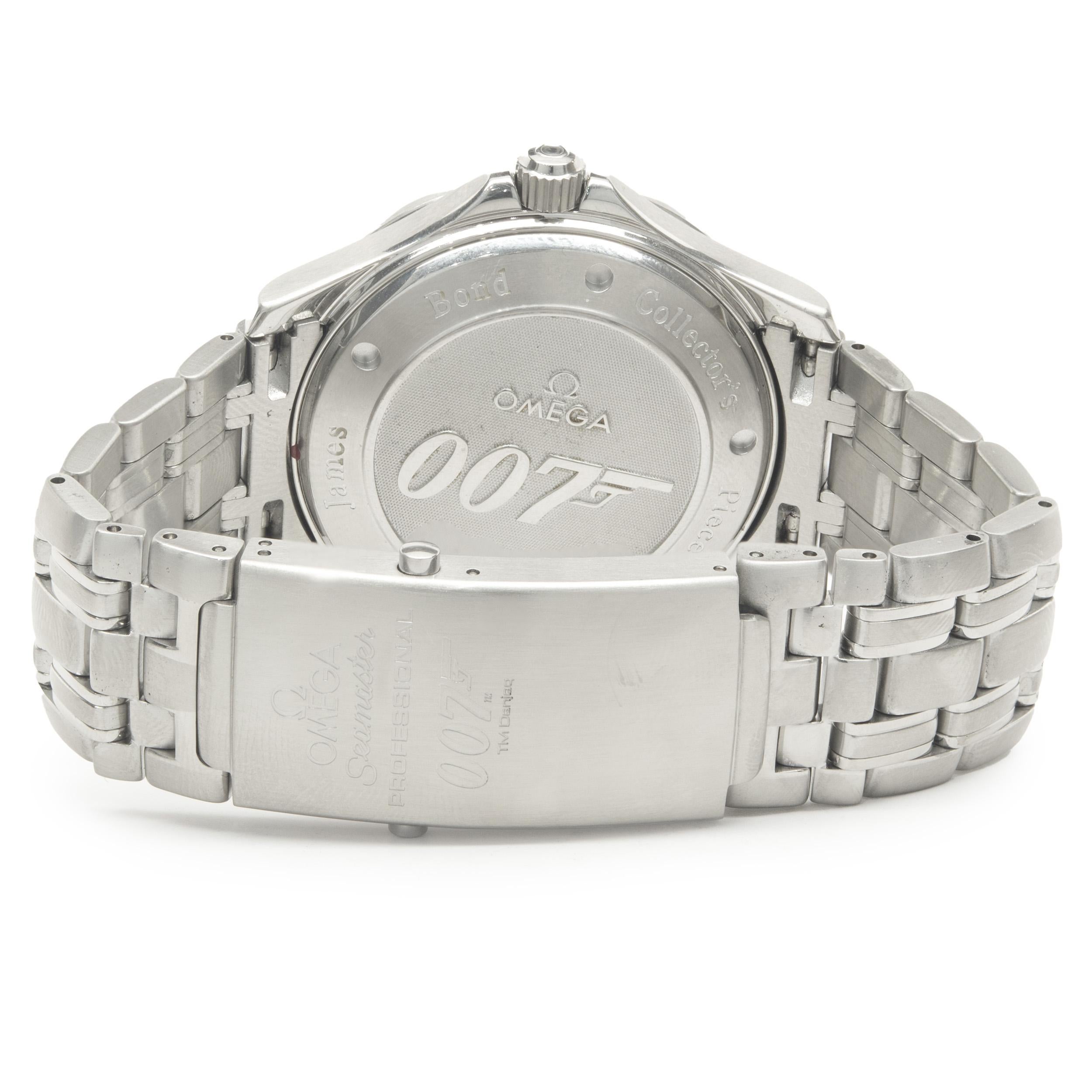 Omega Stainless Steel Seamaster 007 James Bond For Sale at 1stDibs