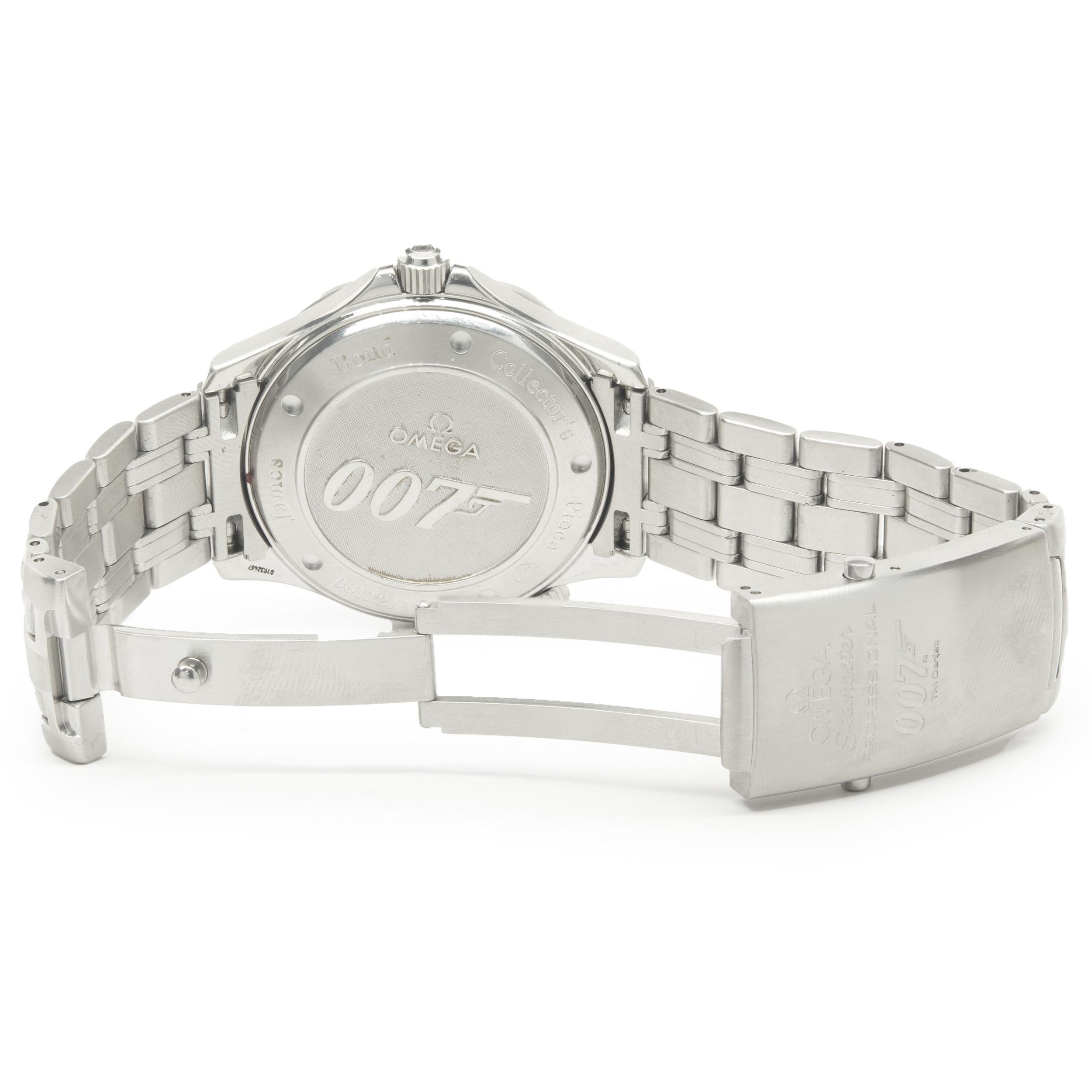 Omega Stainless Steel Seamaster 007 James Bond For Sale at 1stDibs