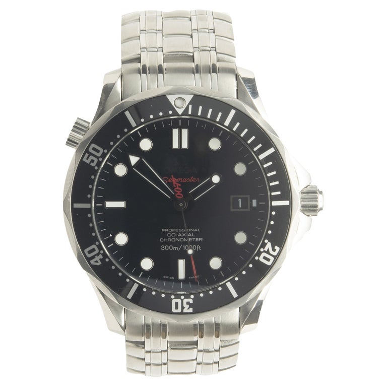 Omega Stainless Steel Seamaster 007 James Bond For Sale at 1stDibs
