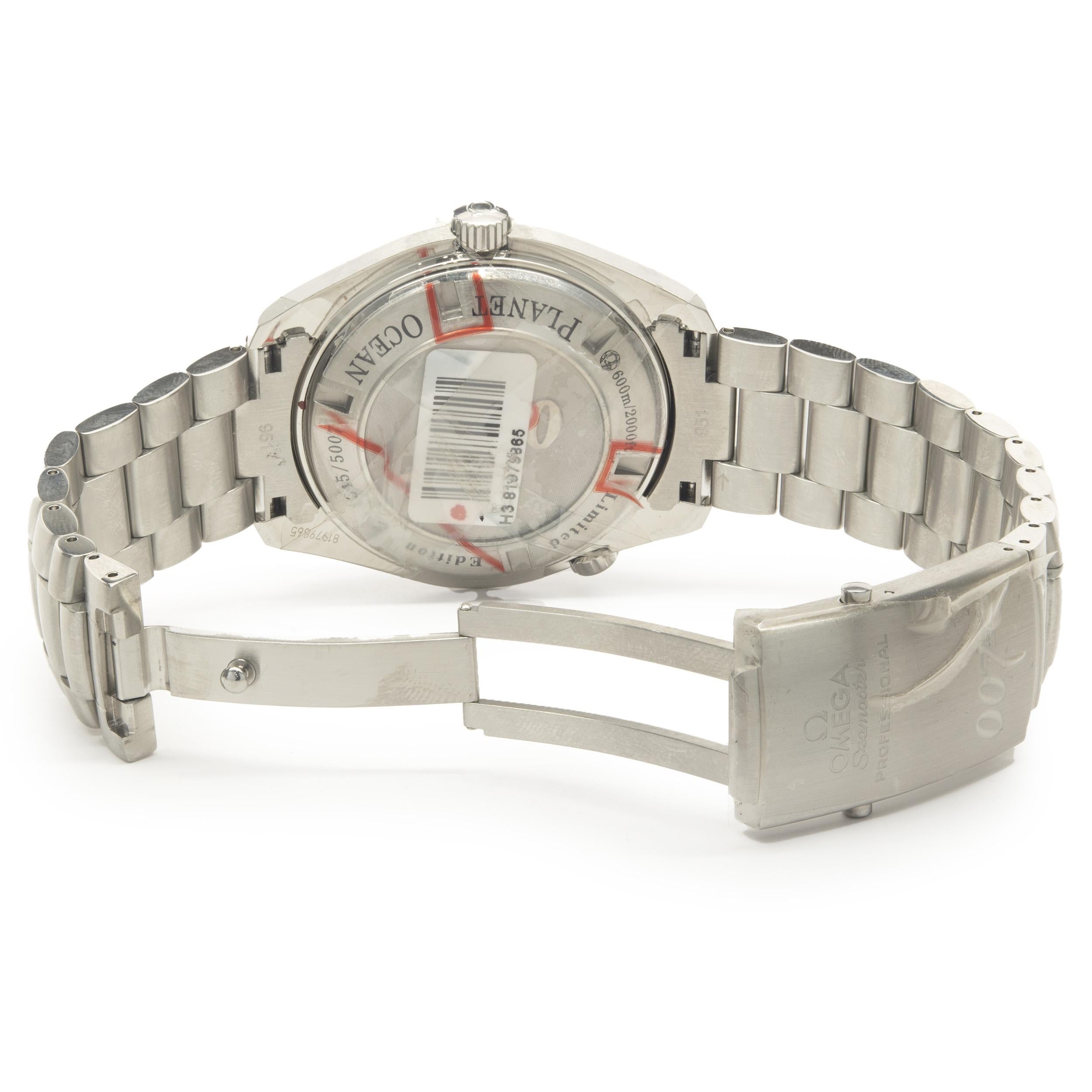 Omega Stainless Steel Seamaster 007 Quantum of Solace For Sale at 1stDibs