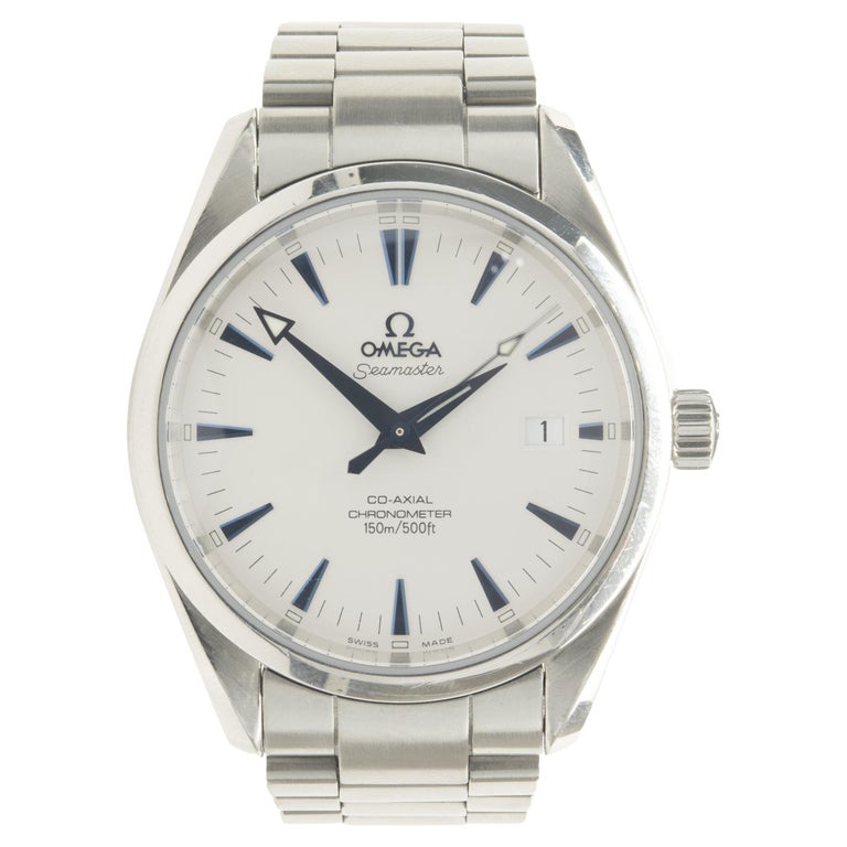 Omega Stainless Steel Seamaster Aqua Terra For Sale at 1stDibs