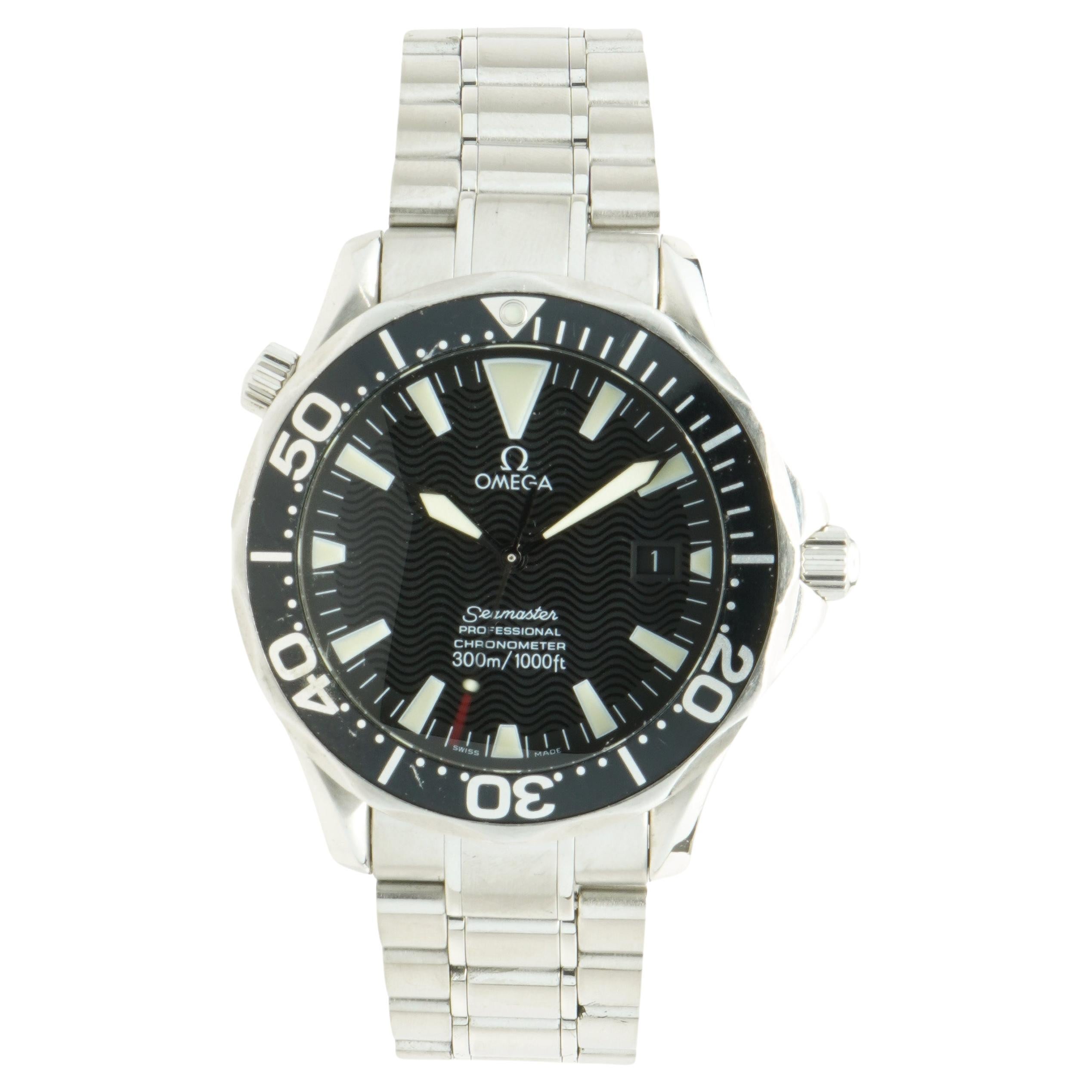 Omega Stainless Steel Seamaster Seamaster Chronograph Diver For Sale at ...