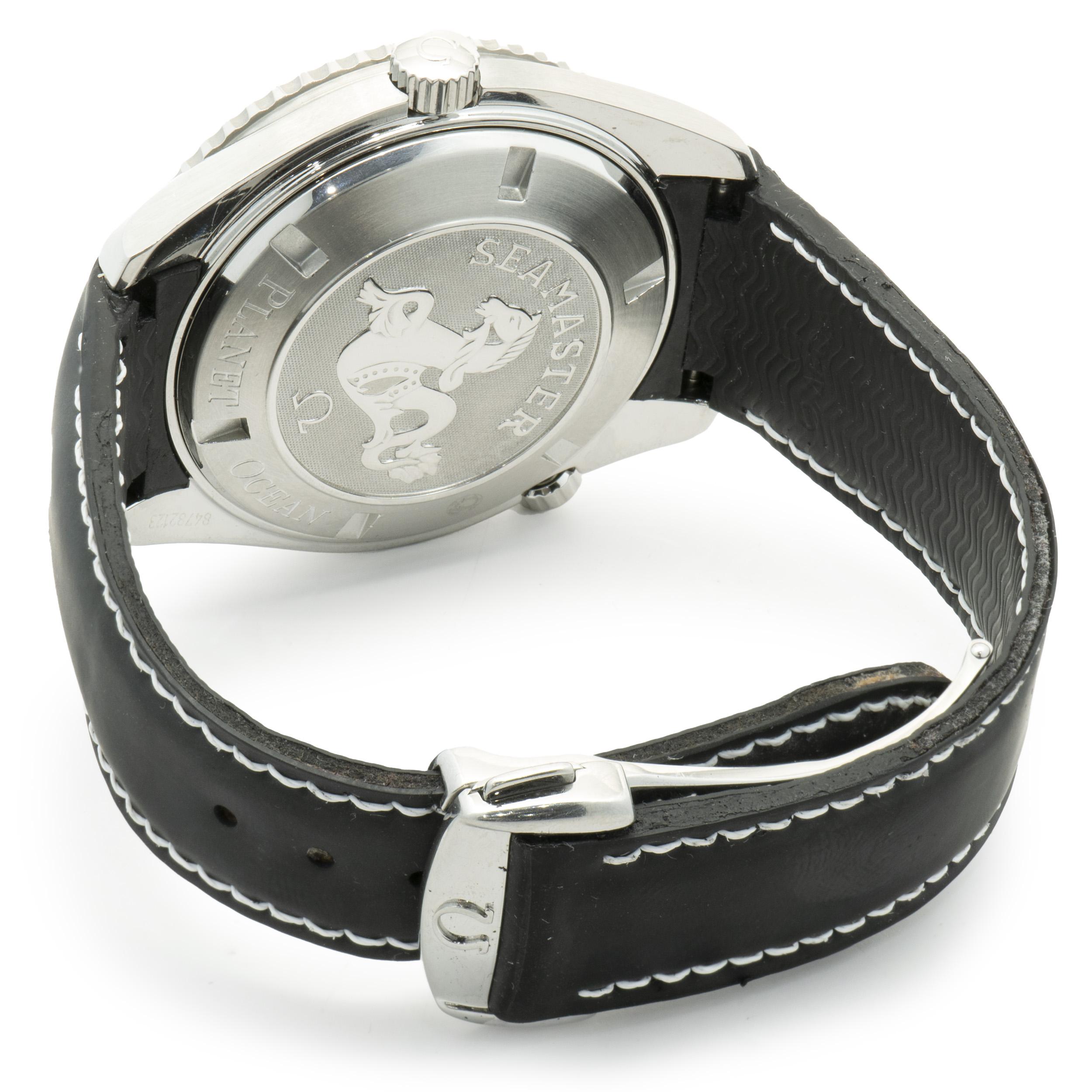 Omega Stainless Steel Seamaster Planet Ocean For Sale at 1stDibs