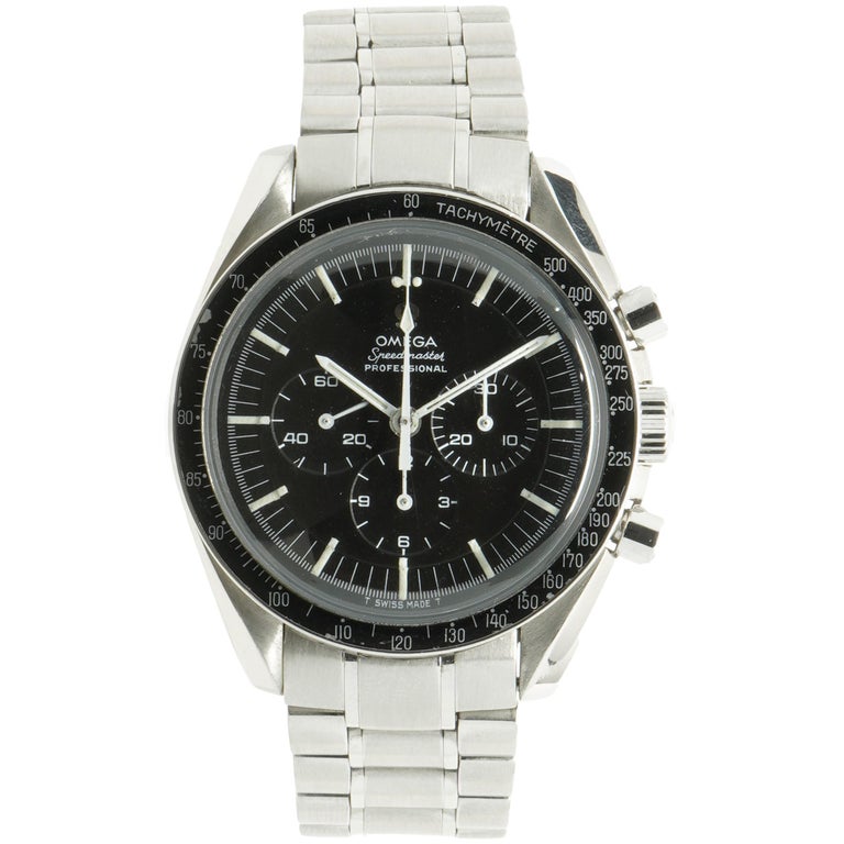 Omega Stainless Steel Speedmaster Pro Moon Watch - Great Gifts Club