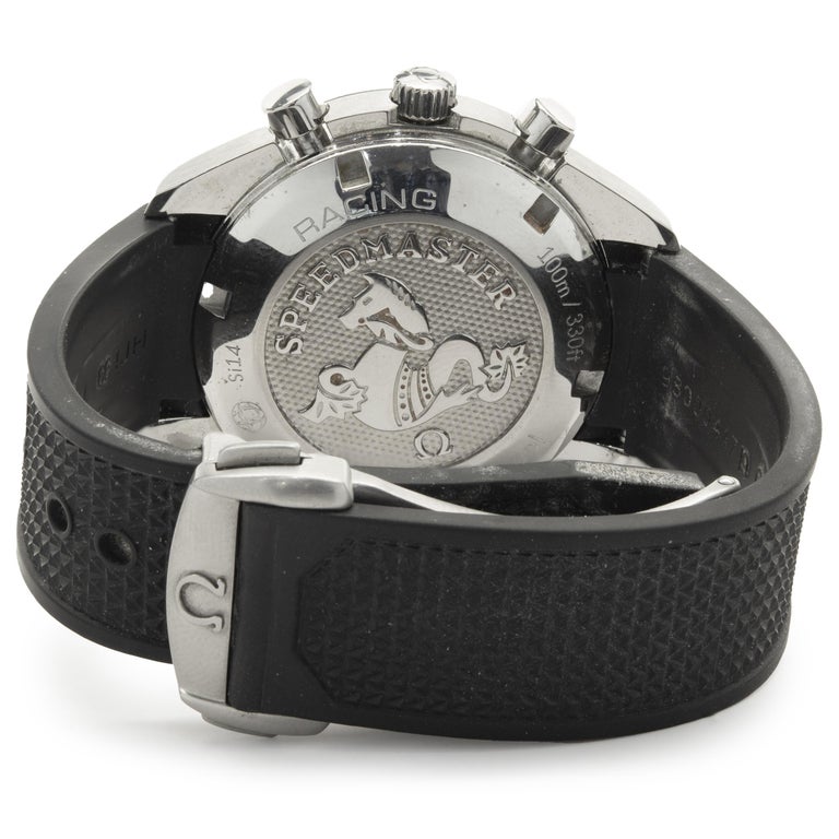 Omega Stainless Steel Speedmaster Racing Co-Axial Chronograph at 1stDibs