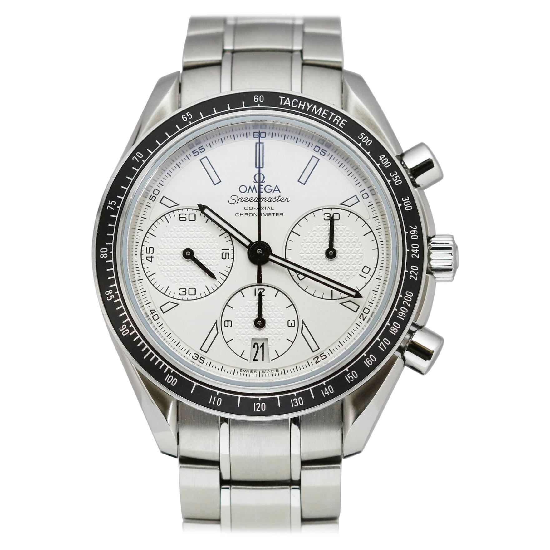 Omega Stainless Steel Speedmaster Racing Ref 326.30.40.50.02.001 at 1stDibs